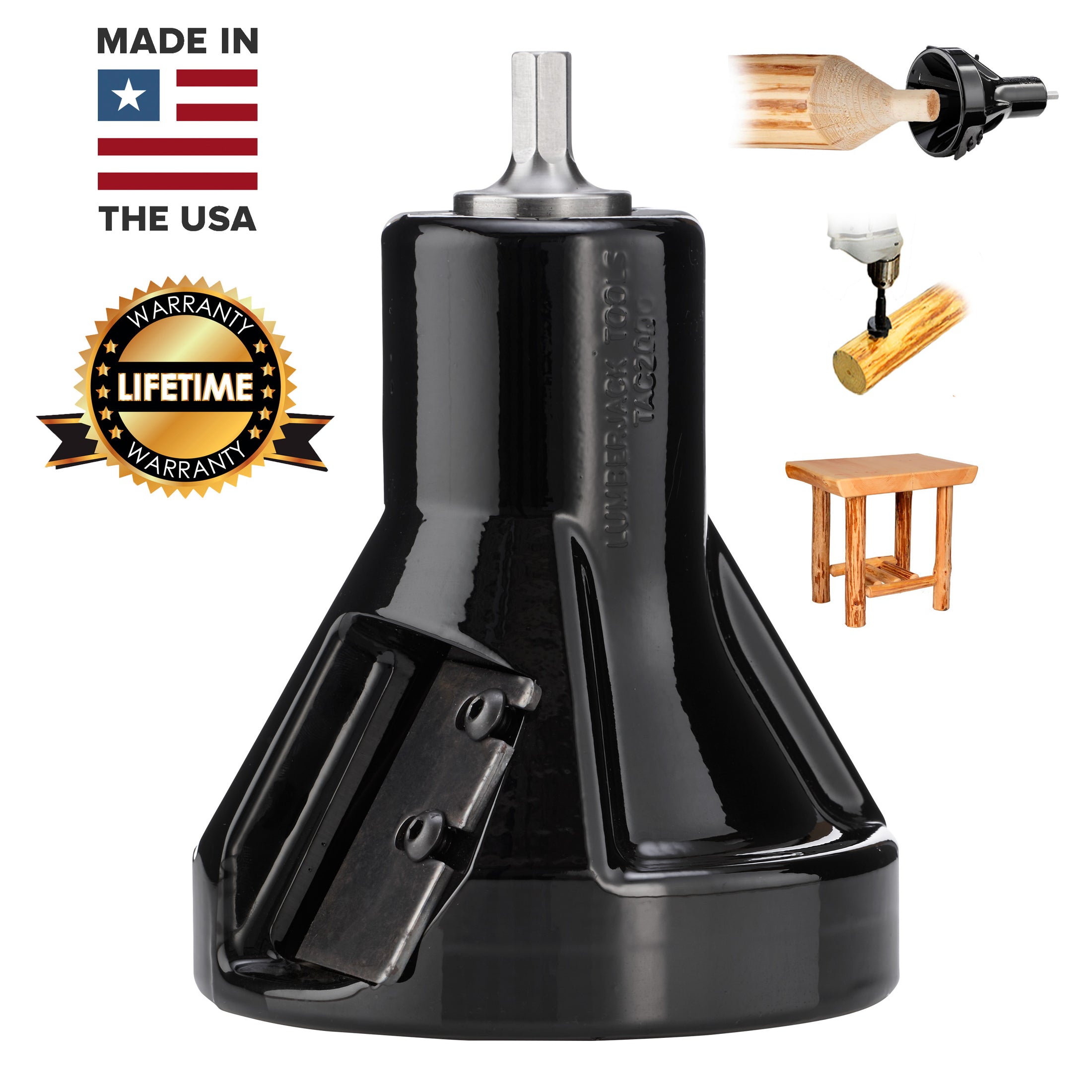 Lumberjack Tools™ 1-1/2" Commercial Series Tenon Cutter - TAC1500