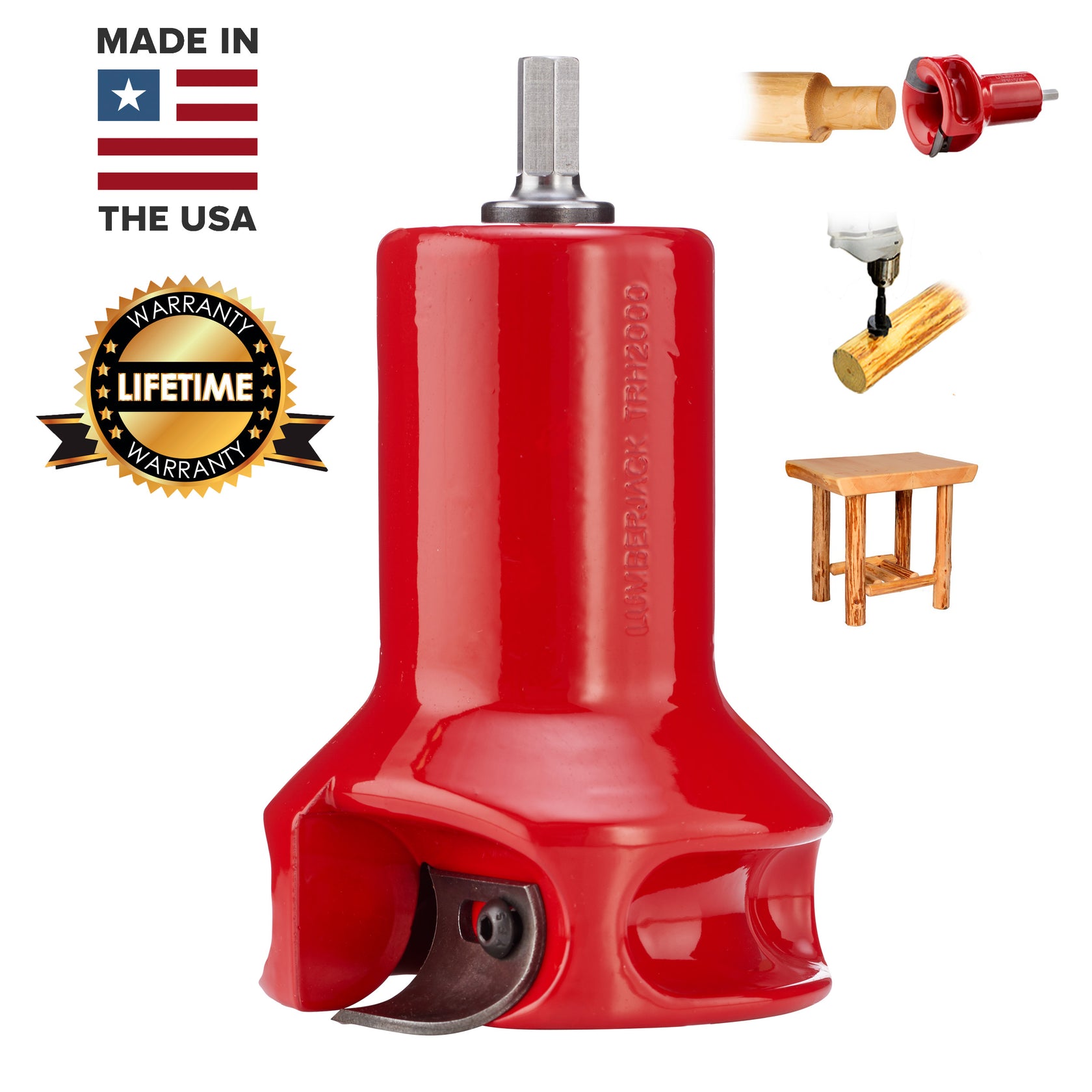Lumberjack Tools™ 1-1/2" Home Series Tenon Cutter - TRH1500